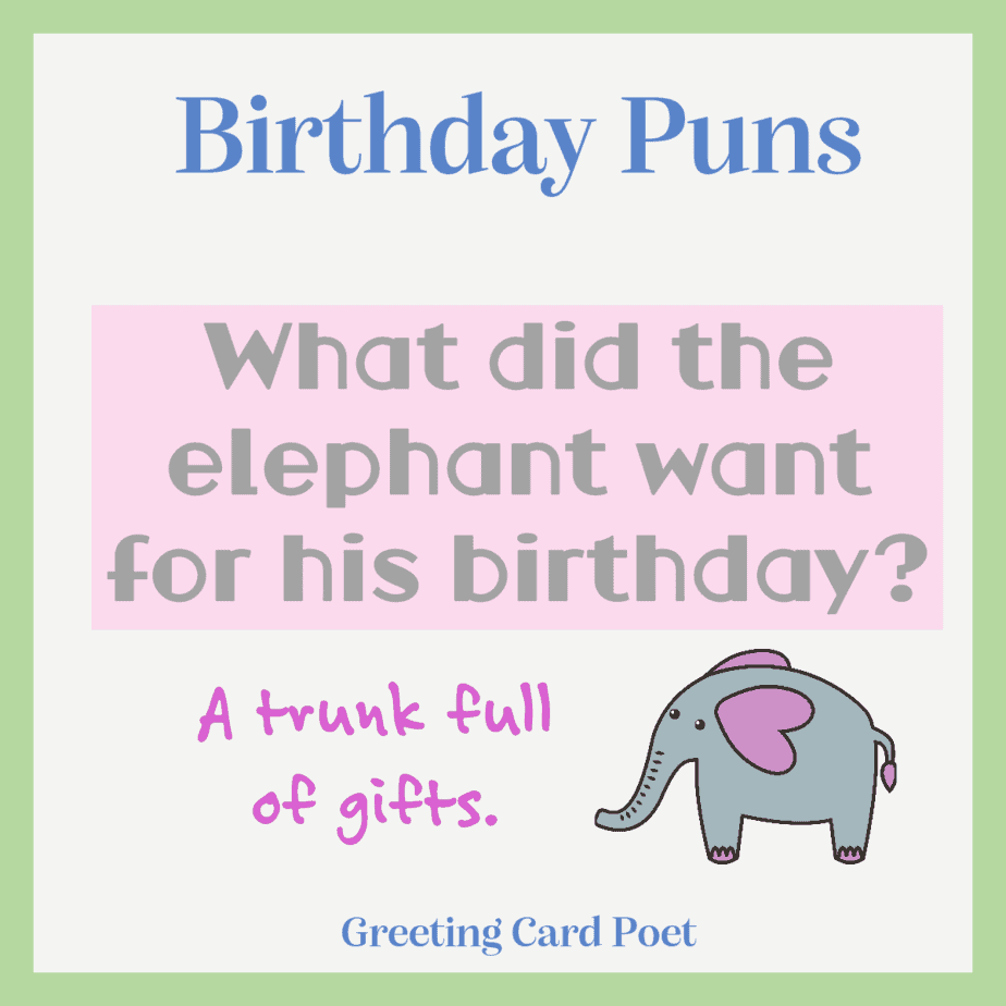 Juegos de palabras de cumpleaños que llevan la tarta (y la cereza encima!)