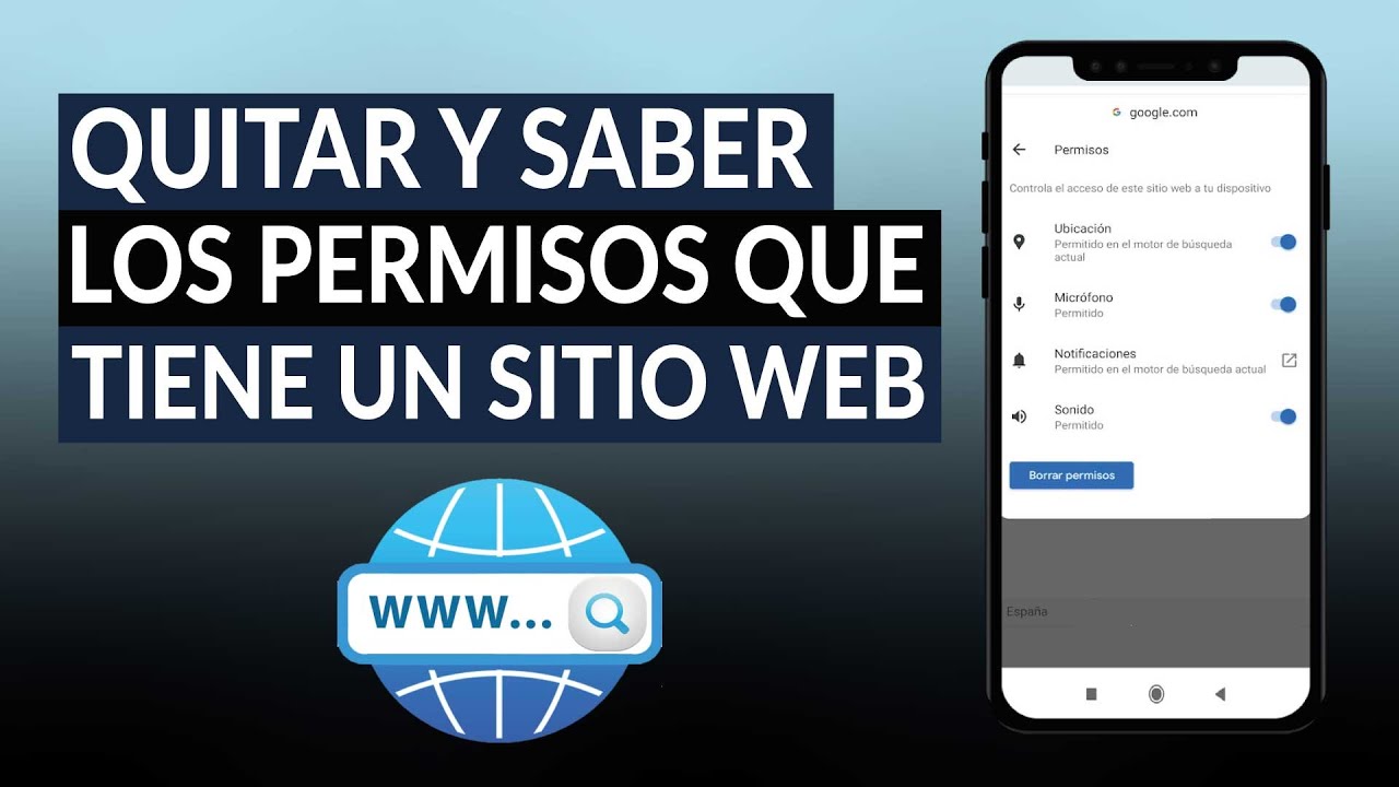 Guía completa: Cómo quitar y verificar los permisos de un SITIO WEB de ...