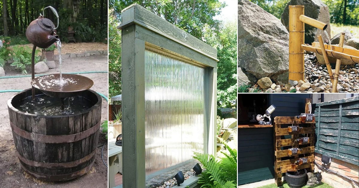 28 ideas creativas de fuente de agua al aire libre de bricolaje – Wiki Blog