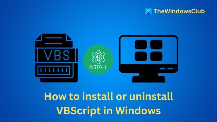 Cómo instalar o desinstalar VBScript en Windows 11