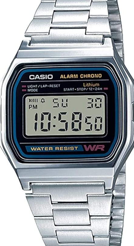 El reloj clásico Casio A158W es ahora un reloj de escritorio