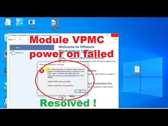 El módulo VPMC ha fallado el arranque en VMware Workstation [Fix]