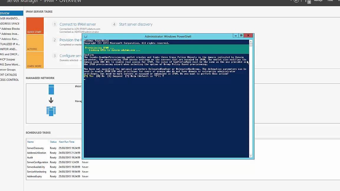 Cómo configurar IPAM en Windows Server