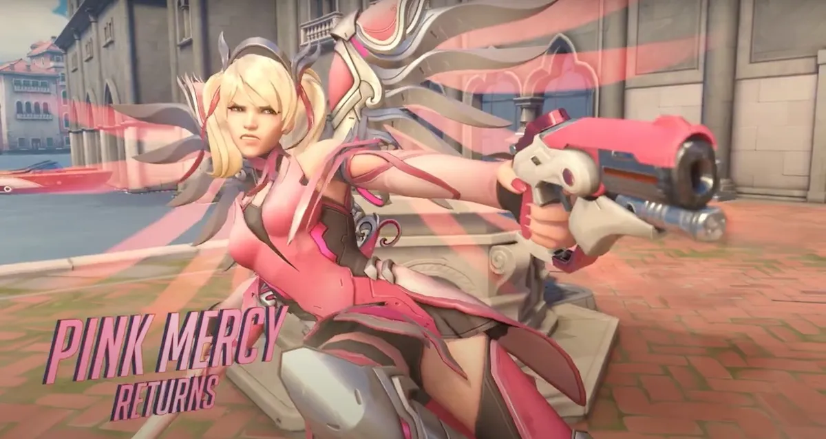 La piel Pink Mercy de Overwatch recauda 12,3 millones de dólares para ...