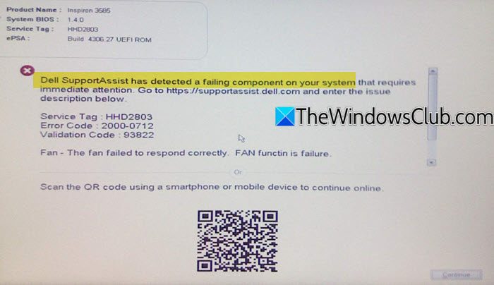 Dell SupportAssist ha detectado un componente que falla [Fix] – Wiki Blog