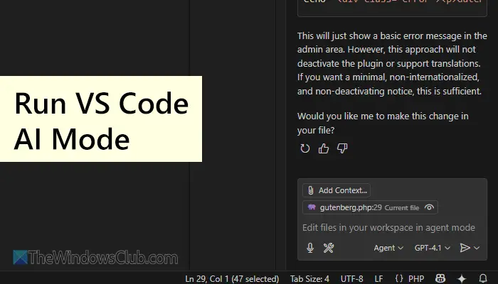 ¿Cómo ejecutar el modo AI vs para aumentar la codificación?
